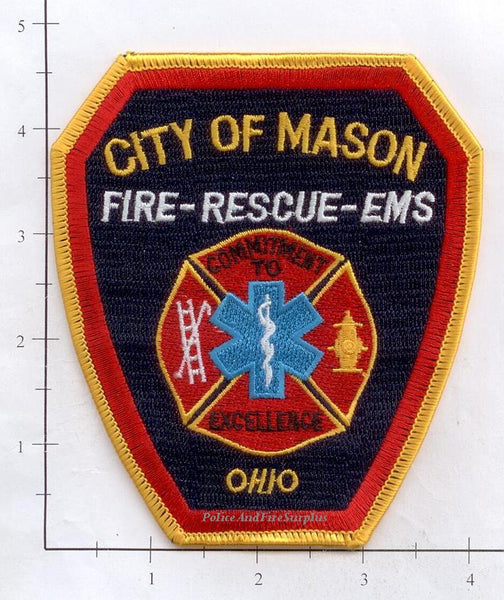 Ohio - Mason Fire Rescue EMS Patch – Police And Fire Surplus