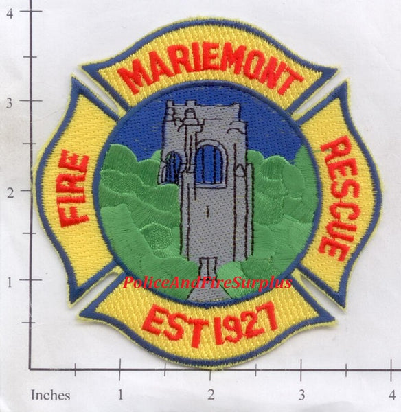Ohio - Mariemont Fire Rescue Patch v1 – Police And Fire Surplus