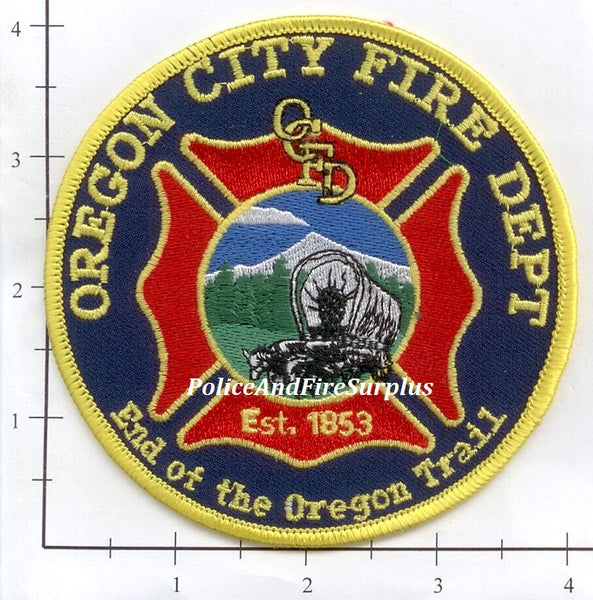 Oregon - Oregon City Fire Dept Patch – Police And Fire Surplus