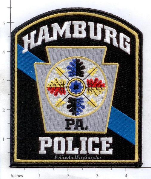 Pennsylvania - Hamburg Police Dept Patch – Police And Fire Surplus