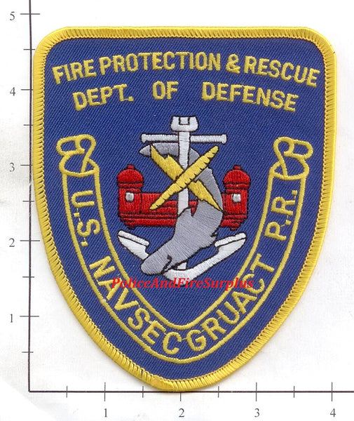 Puerto Rico - Navy Security Group Activities NavSecGruAct Fire Protect ...