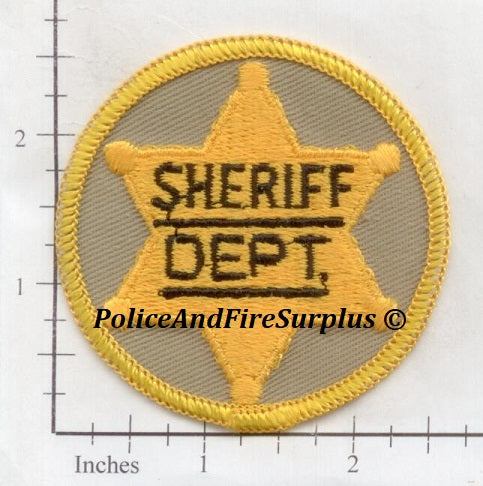 Sheriff Police Dept Patch – Police And Fire Surplus