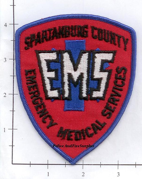 South Carolina - Spartanburg Emergency Medical Service Patch – Police ...