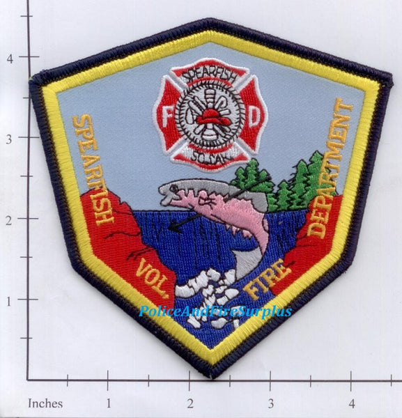 South Dakota - Spearfish Volunteer Fire Dept Patch – Police And Fire ...