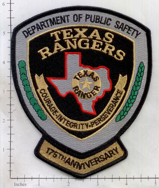 Texas - Texas Rangers 175th Anniversary Police Dept Patch – Police And ...