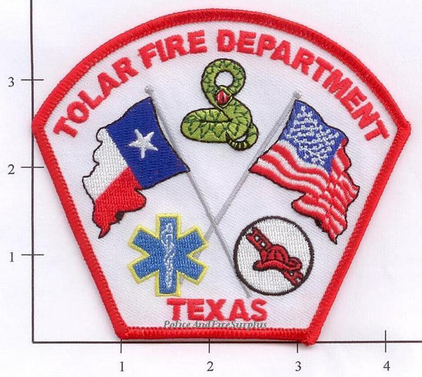 Texas - Tolar Fire Dept Patch v1 – Police And Fire Surplus
