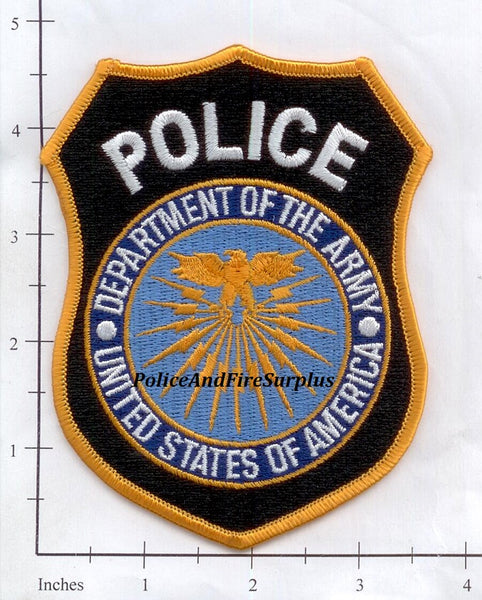United States - Dept of the Army Police Dept Patch v1 – Police And Fire ...