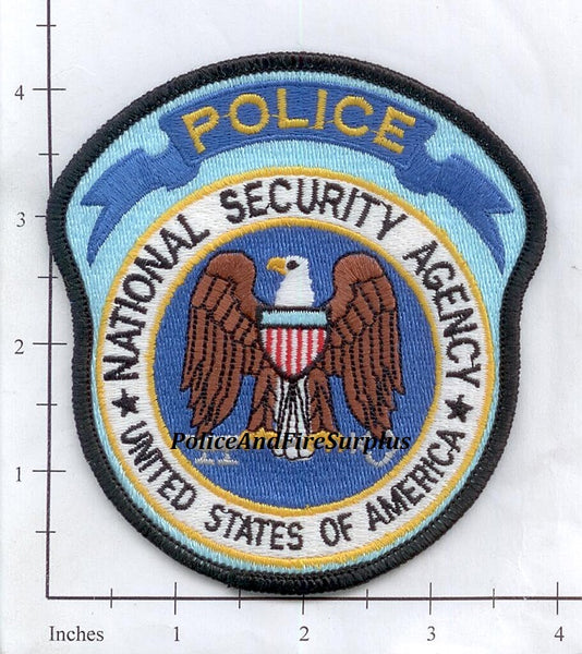 United States - National Security Agency Police Dept Patch v1 – Police ...