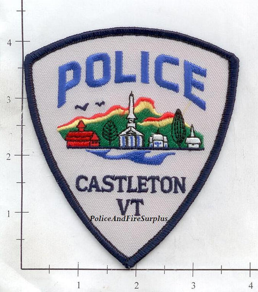 Vermont - Castleton Police Dept Patch – Police And Fire Surplus
