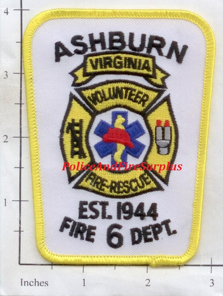 Virginia - Ashburn Volunteer Fire Rescue Patch – Police And Fire Surplus