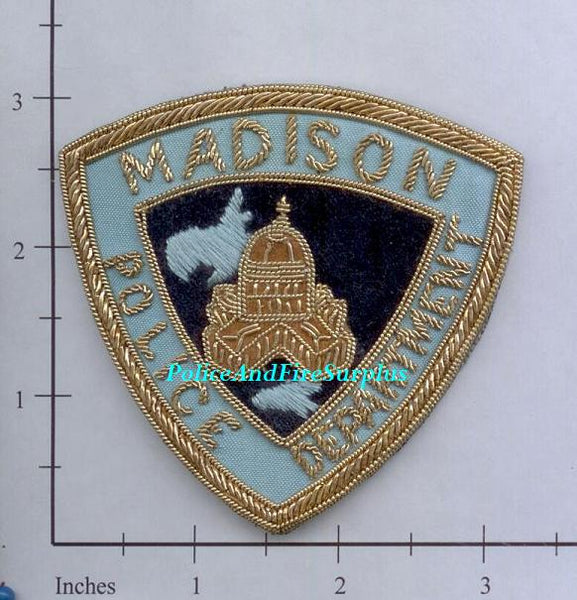 Wisconsin - Madison Police Dept Patch Bullion – Police And Fire Surplus