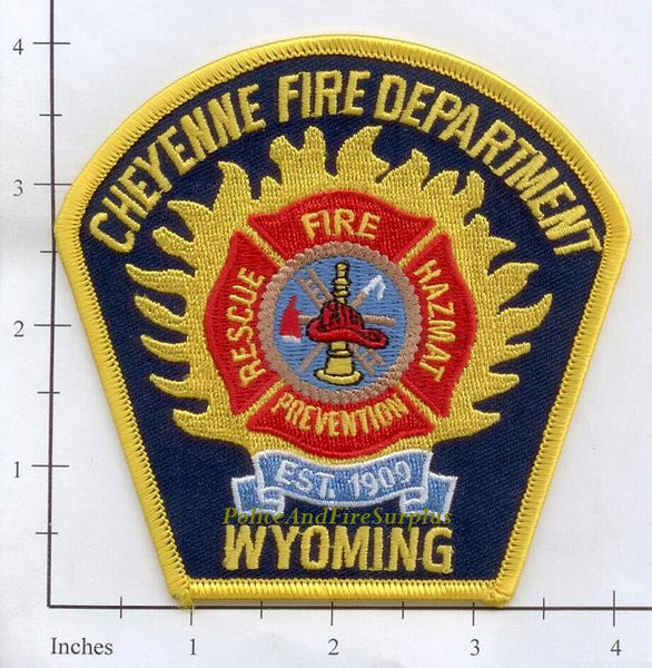 Wyoming - Cheyenne Fire Dept Patch v2 – Police And Fire Surplus