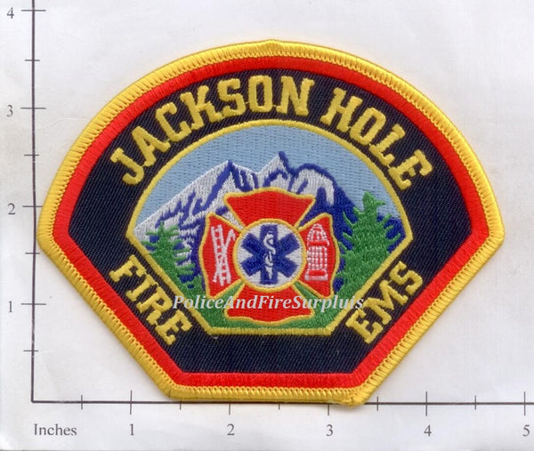 Wyoming - Jackson Hole Fire EMS Fire Dept Patch v1 – Police And Fire ...