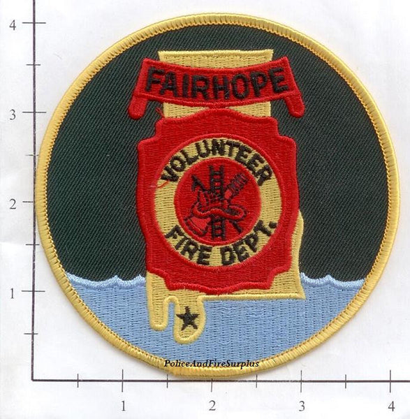 Alabama - Fairhope Volunteer Fire Dept Patch – Police And Fire Surplus