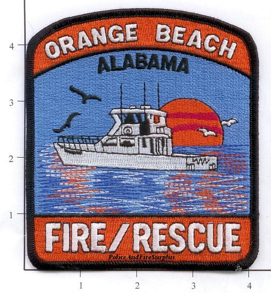 Alabama - Orange Beach Fire & Rescue Service Patch – Police And Fire ...