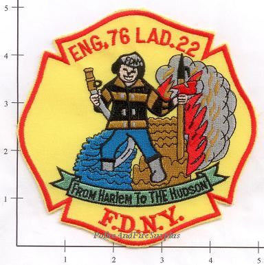 New York City Engine 76 Ladder 22 Fire Patch v1 – Police And Fire Surplus