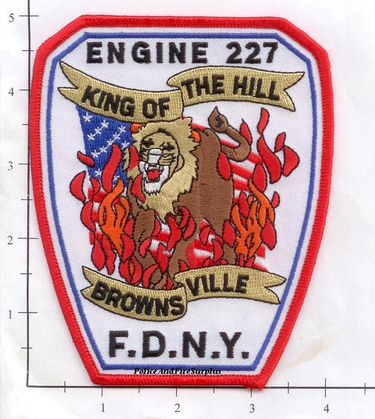 New York City Engine 227 Fire Dept Patch v5 – Police And Fire Surplus