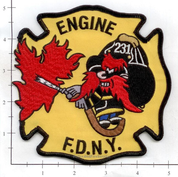 New York City Engine 231 Fire Dept Patch v3 – Police And Fire Surplus