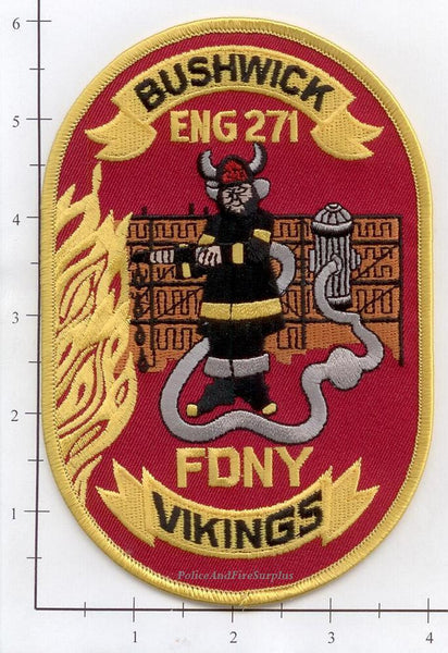 New York City Engine 271 Fire Patch v4 Vikings – Police And Fire Surplus