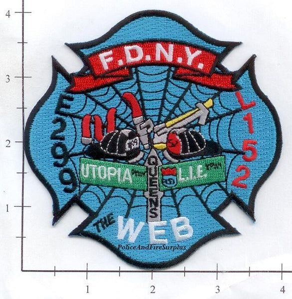 New York City Engine 299 Ladder 152 Fire Dept Patch v6 Web – Police And ...