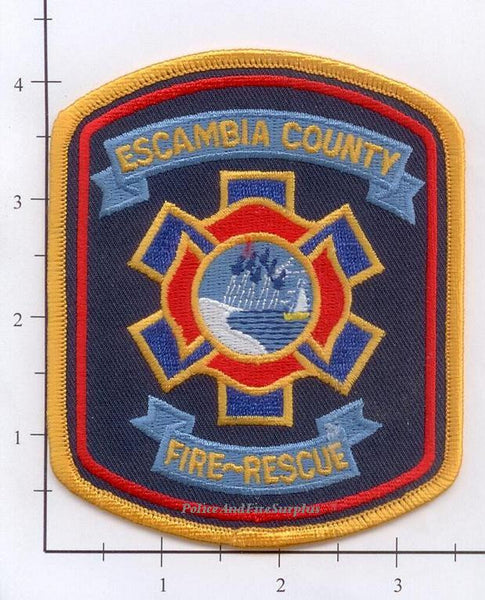 Florida - Escambia County Fire & Rescue Patch – Police And Fire Surplus
