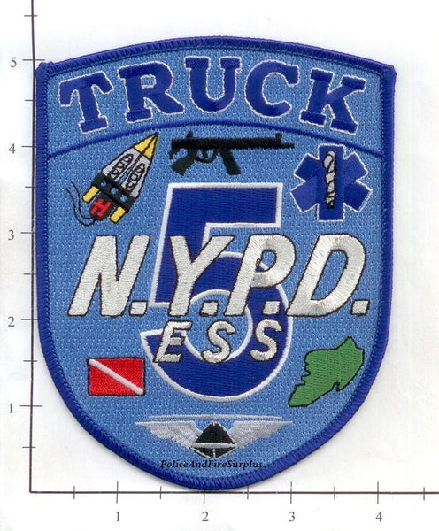 New York - New York City Emergency Service Unit Truck 5 Police Patch v ...