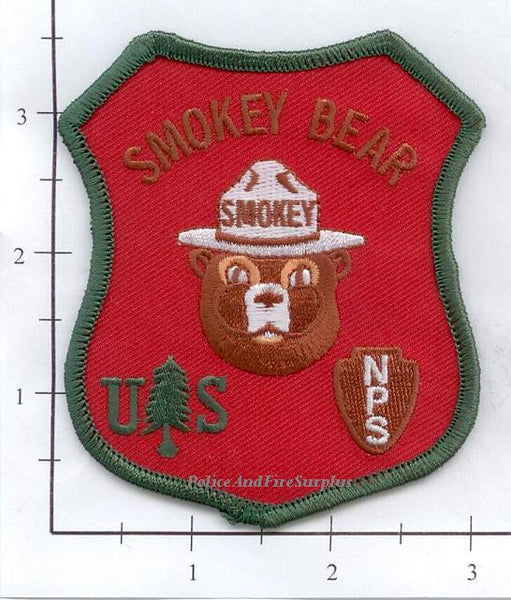 US Forest Service - Smokey the Bear Fire Dept Patch – Police And Fire ...